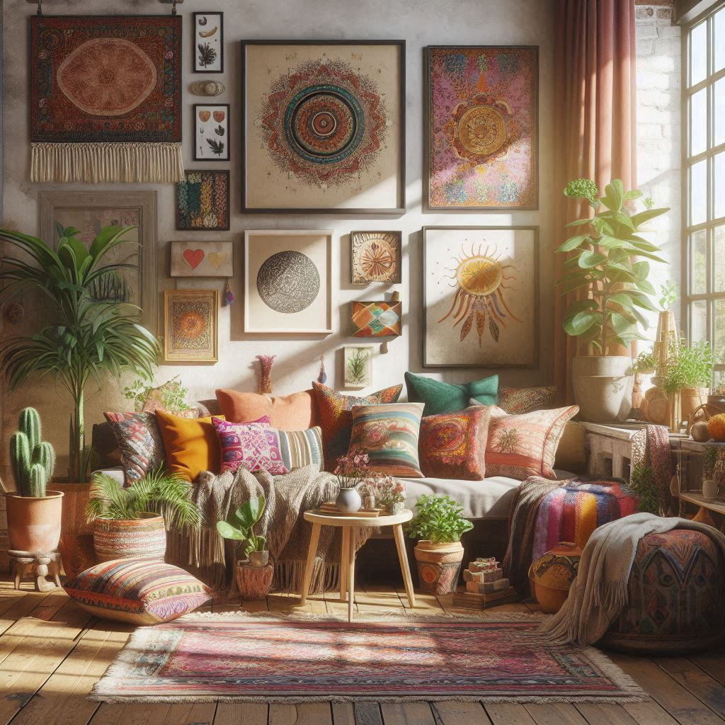 7 Vibrant Bohemian Living Room Home Decor Ideas to Elevate Your Space ...